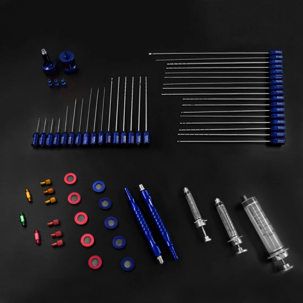 Complete Fat Grafting Liposuction Cannula Set - Hardi LLC